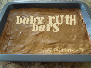 Chocolate and Oatmeal Dessert Recipe - Baby Ruth Bars | Live Craft Eat