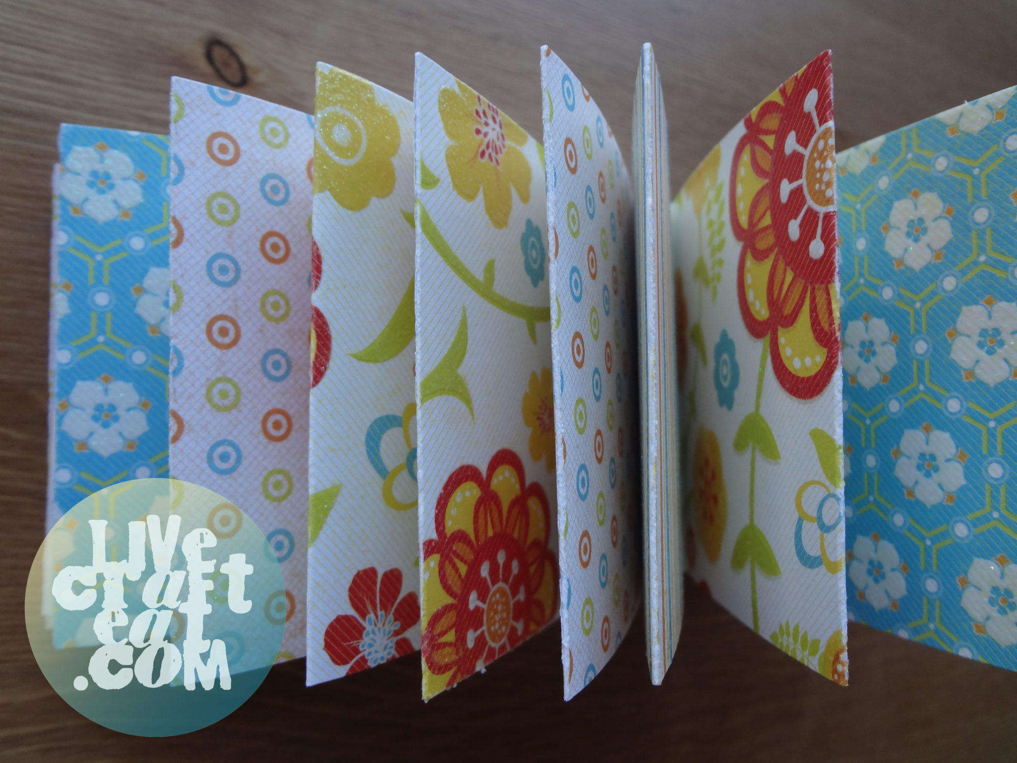 How To Make A Matchbook Notebook | Live Craft Eat