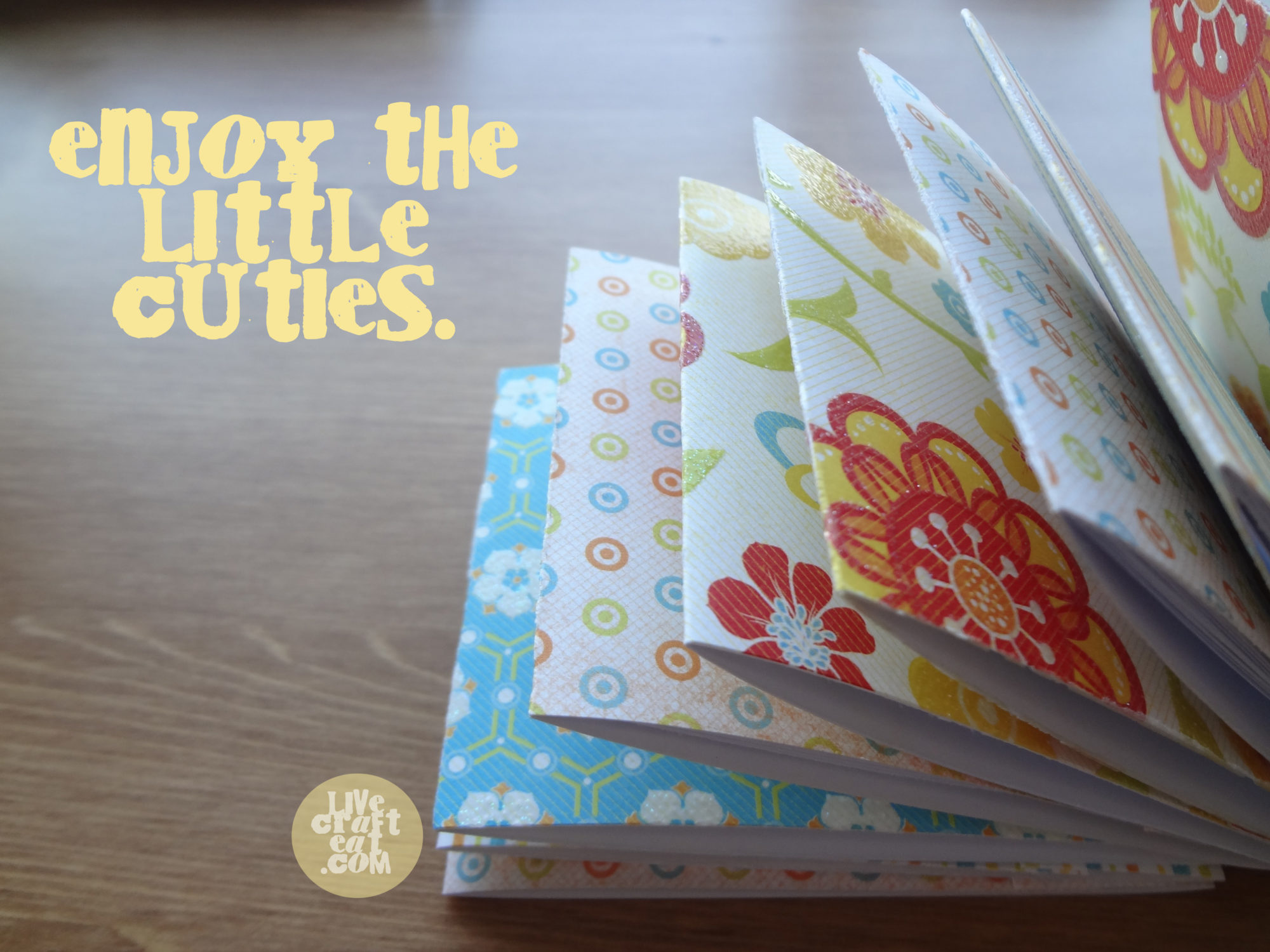 How To Make A Matchbook Notebook | Live Craft Eat