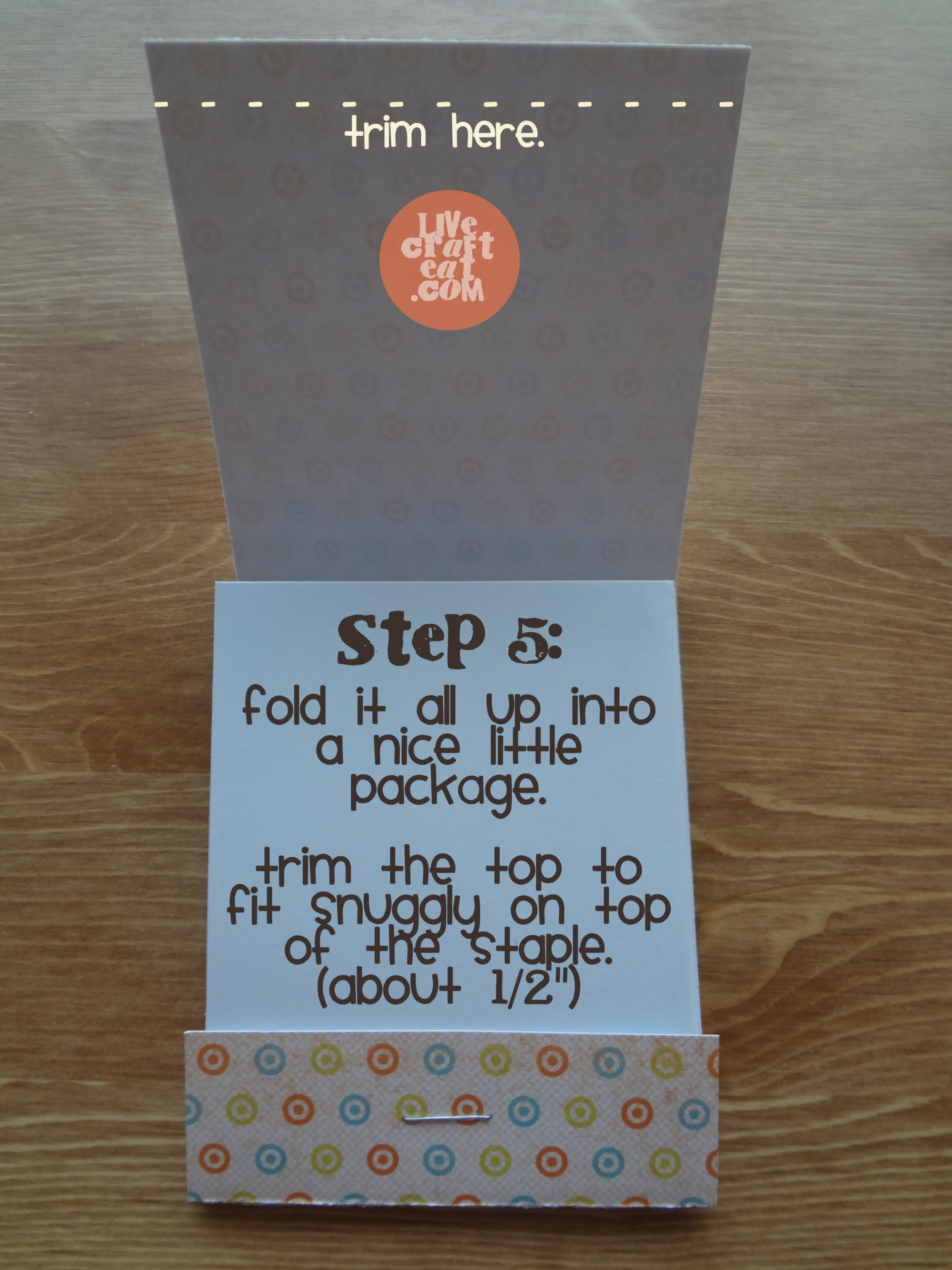 How To Make A Matchbook Notebook | Live Craft Eat