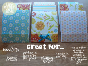 How To Make A Matchbook Notebook | Live Craft Eat