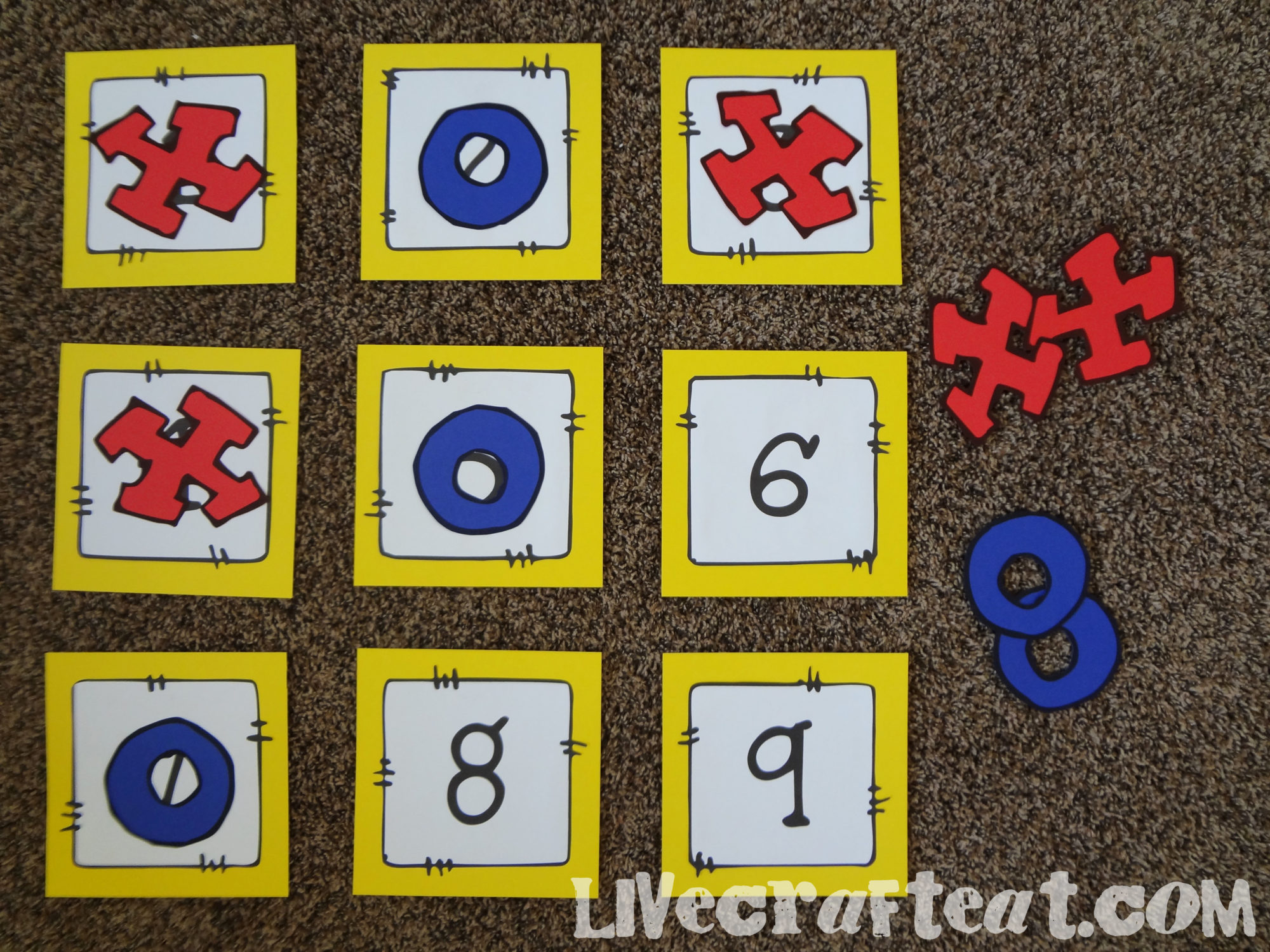 LDS Primary Music Time Game & Idea - Tic Tac Toe | Live Craft Eat
