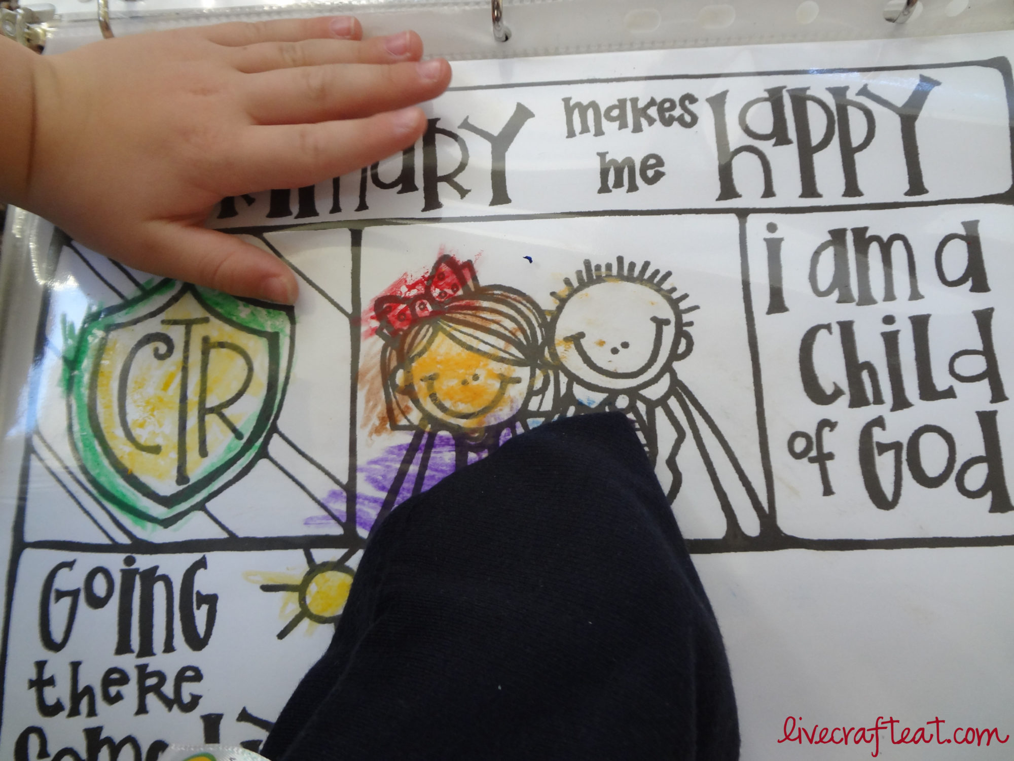DIY Dry Erase Activity Book For Kids | Live Craft Eat