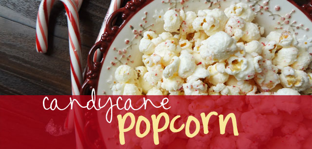 Candy Cane Popcorn Recipe | Live Craft Eat