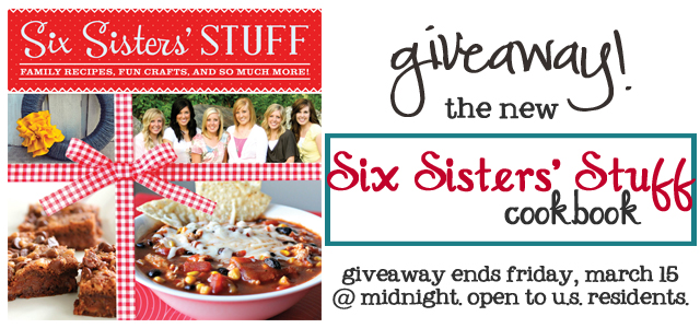 Six Sister's Cookbook Review and Giveaway | Live Craft Eat