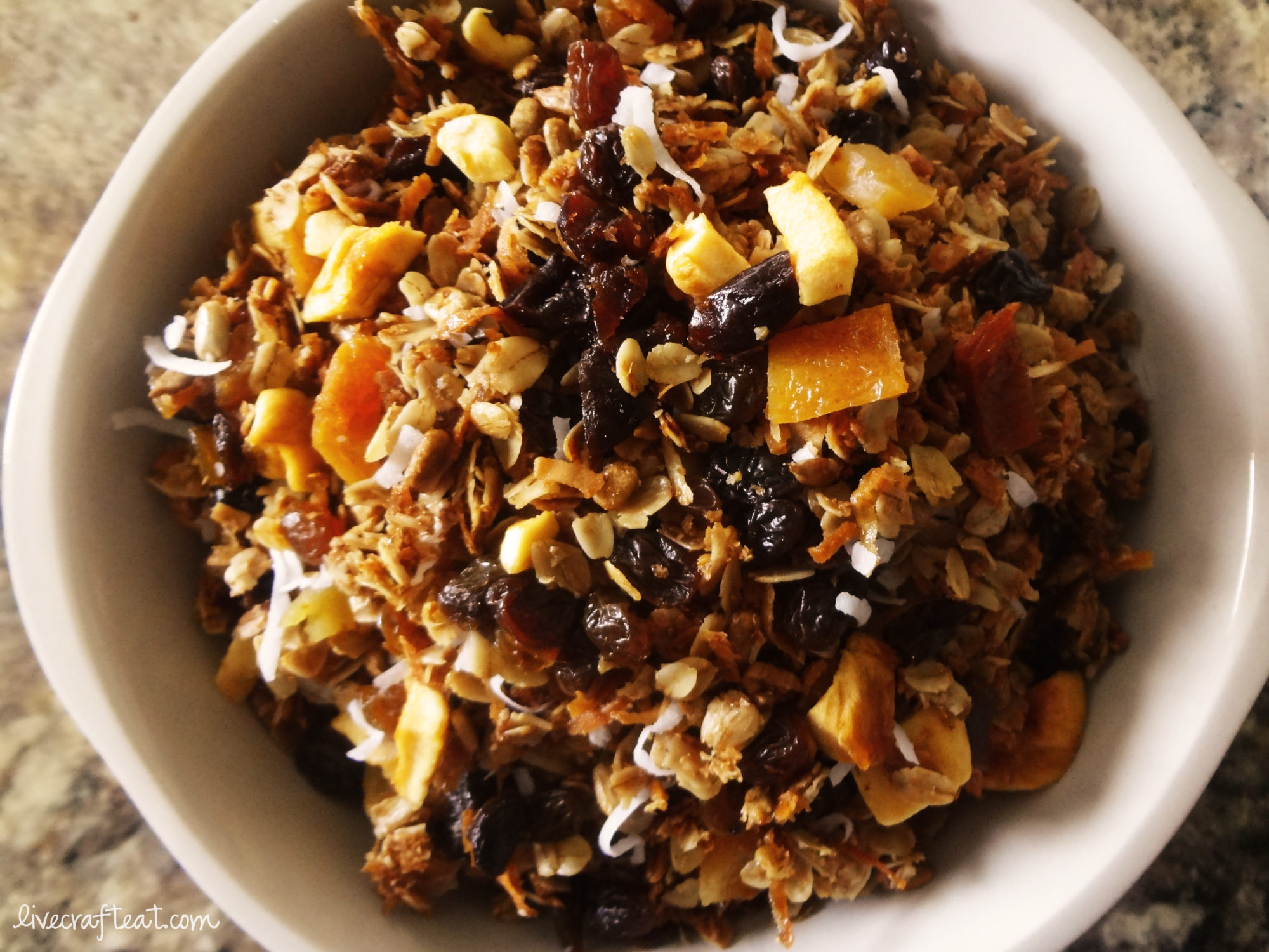Homemade Granola Recipe | Live Craft Eat