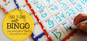 Math Bingo Printable For Kids - Free | Live Craft Eat