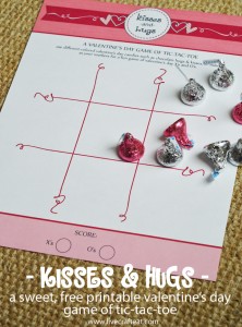 Valentine's Day Tic Tac Toe Printable - Free | Live Craft Eat