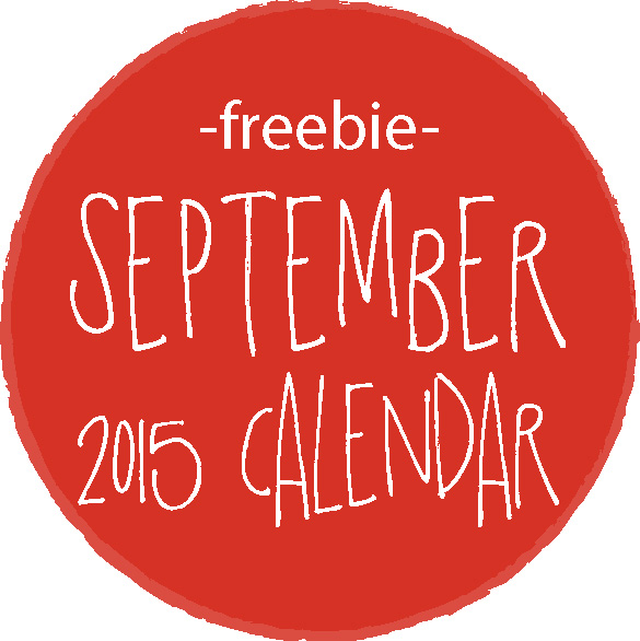 September 2015 Calendar - Free Printable | Live Craft Eat