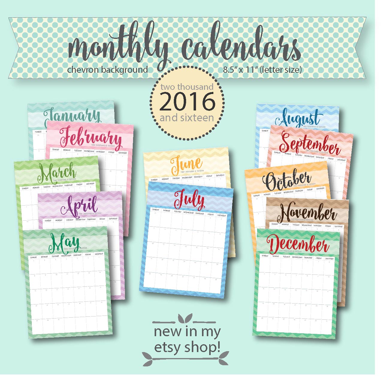 Etsy Shop Update :: November 2015 | LCE