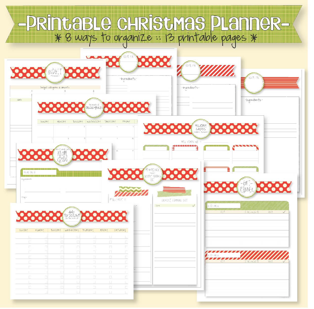 October 2016 Calendar - Free Printable | Live Craft Eat