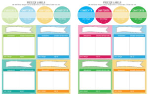 Free Printable Freezer Labels | Live Craft Eat