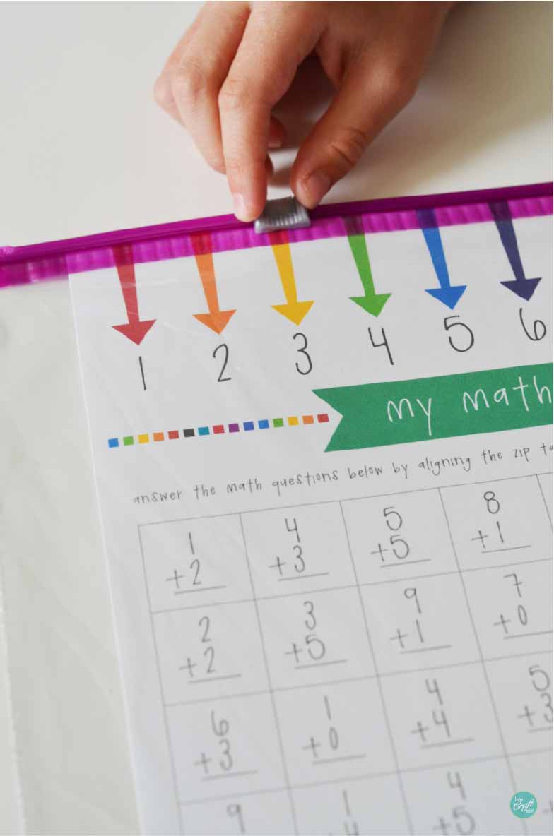 Free Printable Math Bag Games For Kids | Live Craft Eat